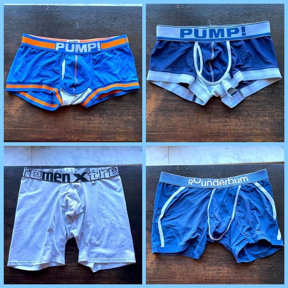 Underwear & Socks | Mens Pump X2 Rounderbum Xtremen Boxer Briefs All 4 ...